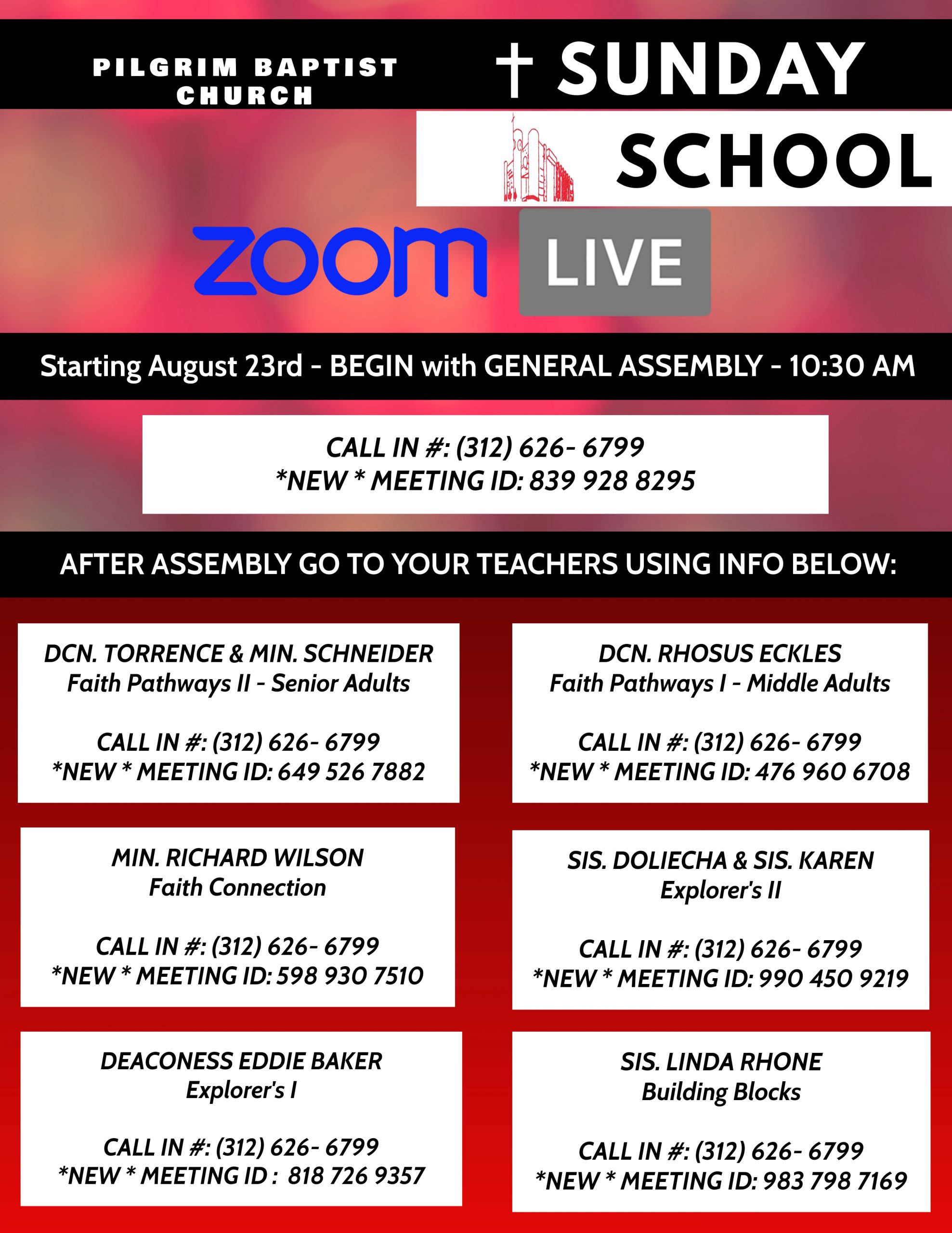 Pilgrim Baptist Church – Enter to Worship…Depart to Serve